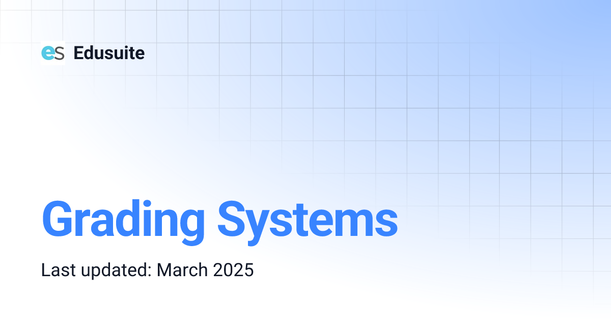 Grading Systems | Edusuite
